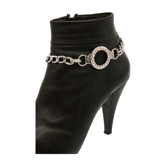 Alwasytyle4you | Accessories | Women Silver Metal Western Boot Chain ...